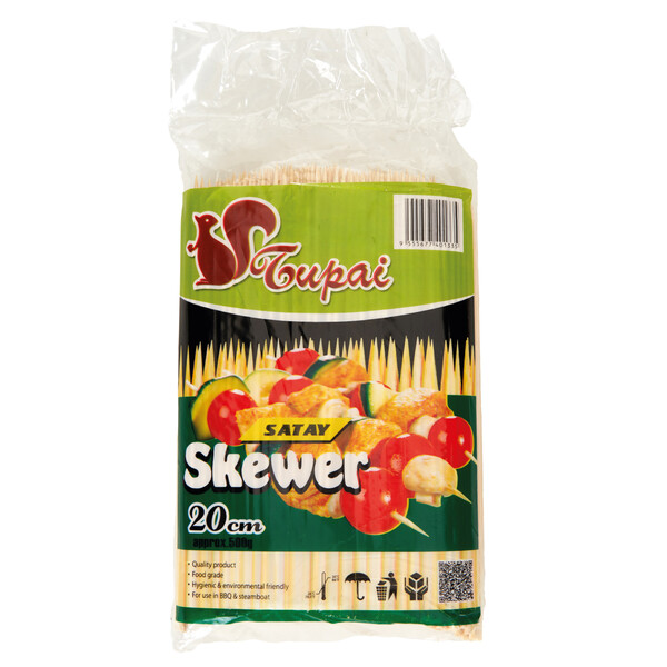 Tupai Skewer 8" - 500g - Polyon Food Packaging Sdn. Bhd.